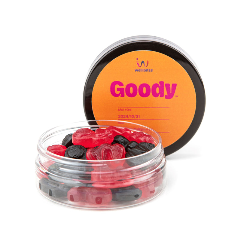 Firmagaver og salgsfremmende slik med tryk til virksomheder | Godt – Goody